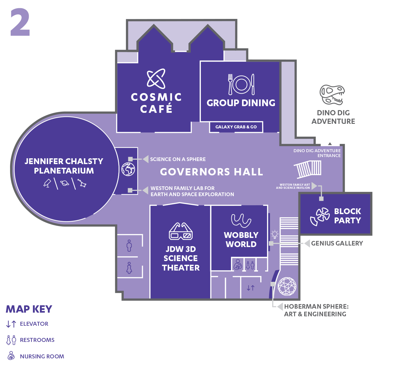 Liberty Science Center :: Schedule & Map