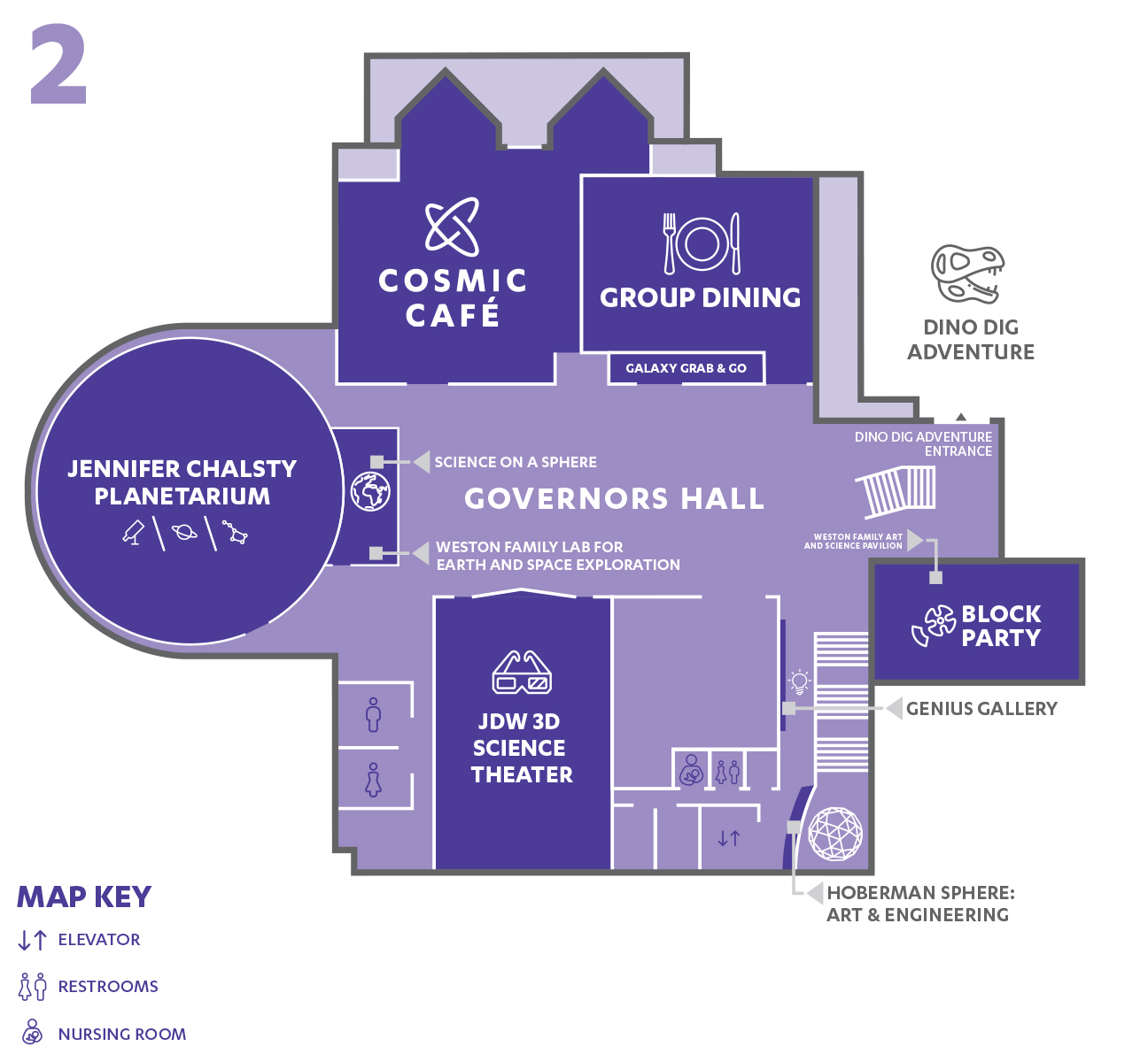 Liberty Science Center :: Schedule & Map